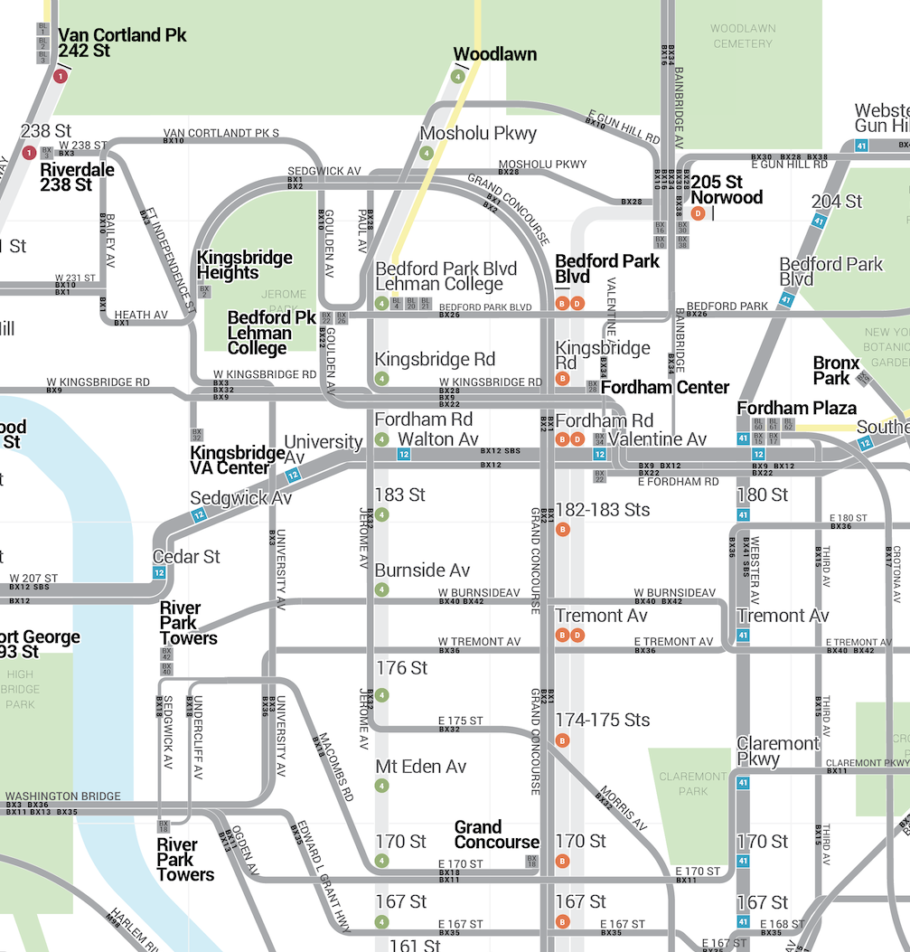 New Transit Map Will Make Connecting Between Buses & Subways Easy in ...